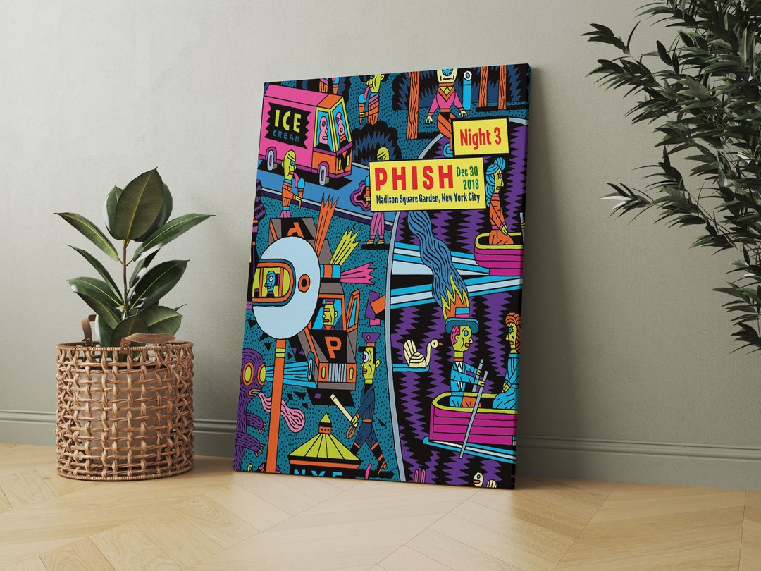 Phish Madison Square Garden Poster Summer Tour Phish - Etsy