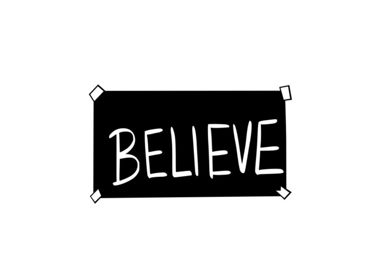 Ted Lasso "believe" Poster - Vinyl Decal - Etsy