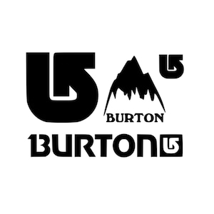 Burton Logos Collection - Vinyl Decals - Etsy