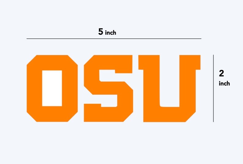 OSU Vinyl Decal - Etsy