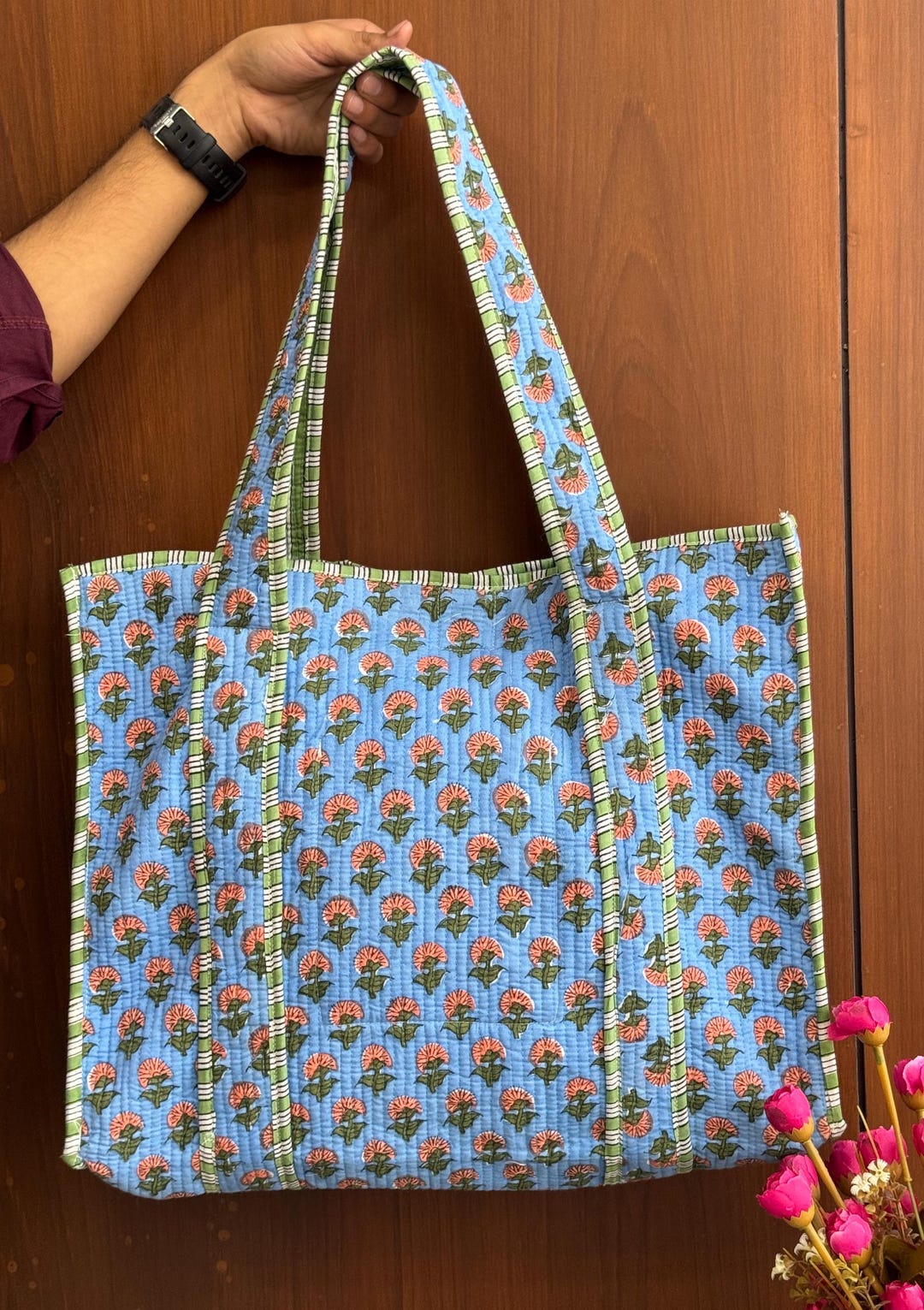 Vintage Boho Grocery Bag Daily Routine Bag Shopping Bag for Girls ...