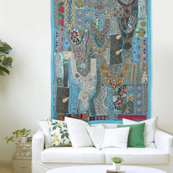 Patchwork Wall Art - Etsy