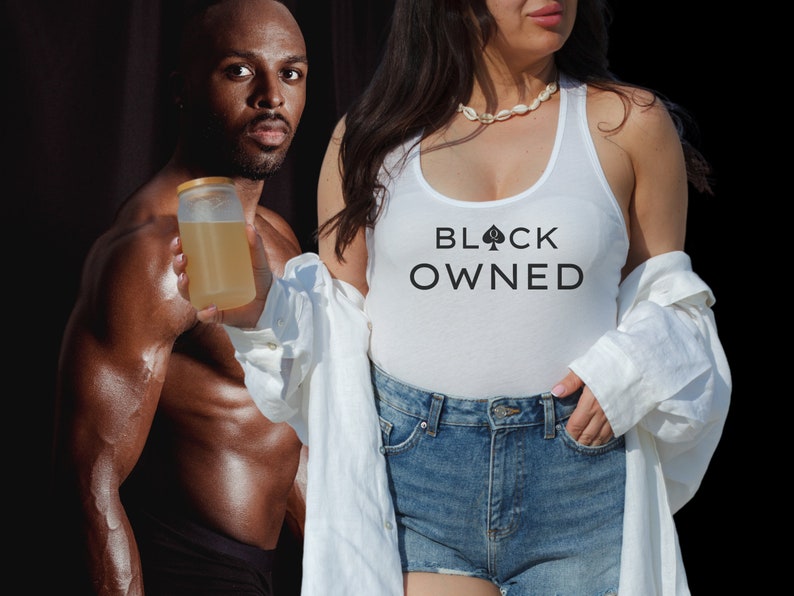 Black Owned Queen Of Spades Tank Top Qos Clothing Bbc Hotwife Shirt