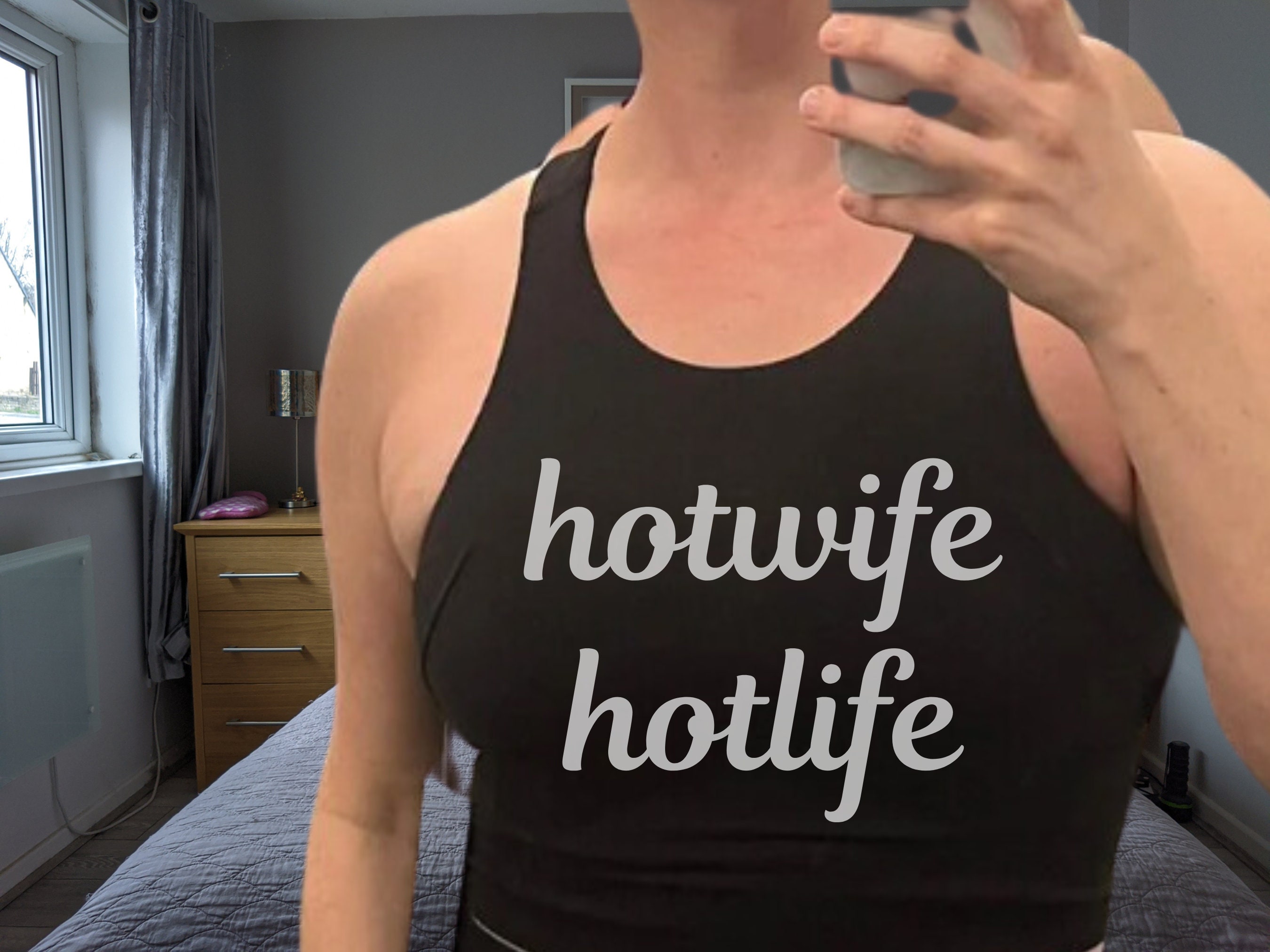 Hotwife Hotlife Woman's Tank Top, Swingers Lifestyle Clothing - Etsy