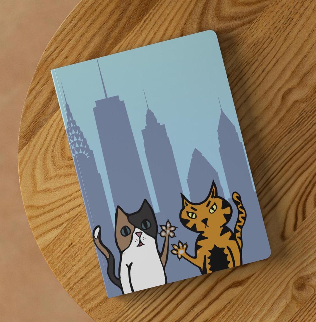 Cute Cat Journal New York City Skyline Notebook for Kitty Lovers, Crazy ...