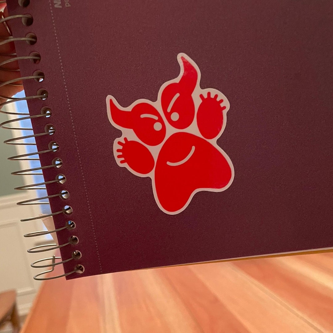 Devil Paw Vinyl Sticker, Weatherproof Naughty Dog or Cat, Gift for ...