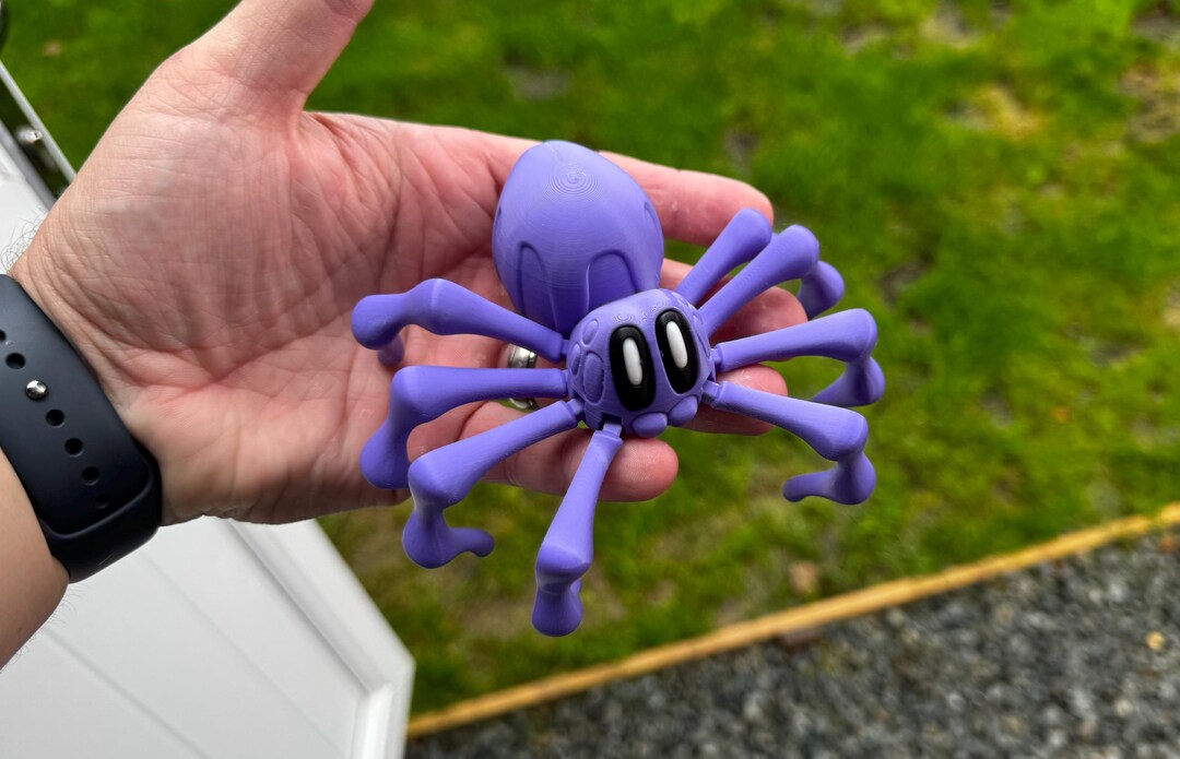 Flexi Blob Spider | 3D Printed | Fidget Toy | Collectable | Halloween ...
