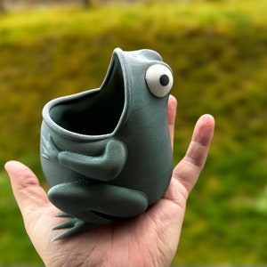3D Printed Frog Pen Pot: Desk Stationary Holder - Etsy UK