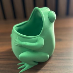 3D Printed Frog Pen Pot: Desk Stationary Holder - Etsy UK