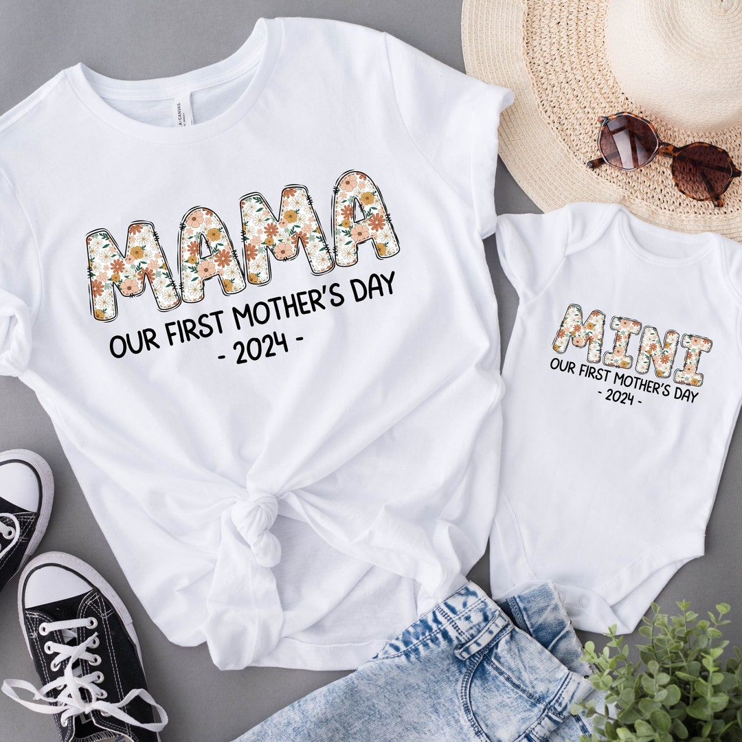 Mommy and Mini Matching Outfits, First Mother's Day Matching Set ...