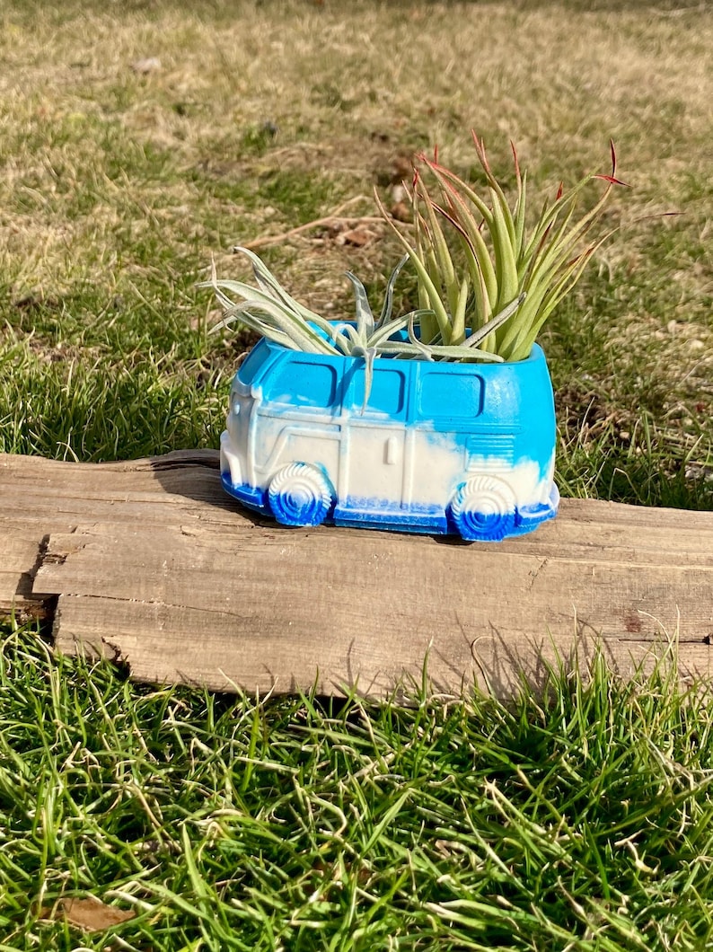 Retro VW Bus Planter - Etsy