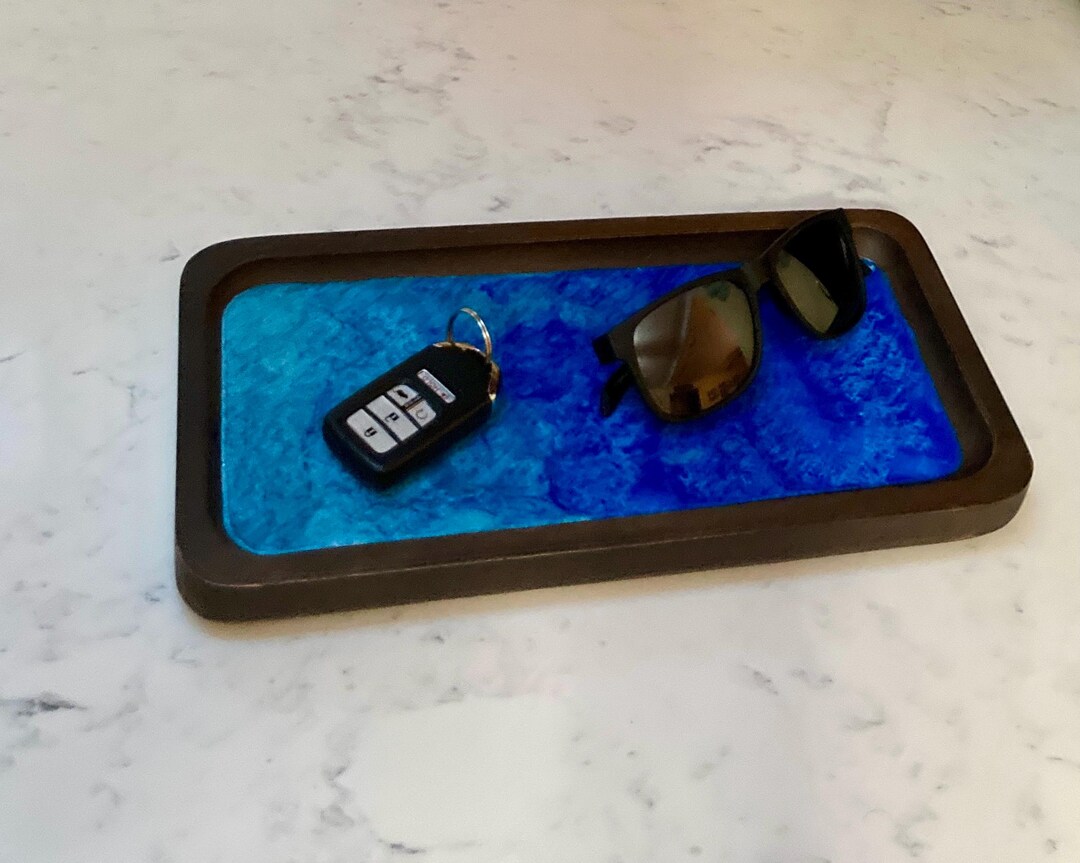 Resin Ocean Wave Trinket Tray - Etsy