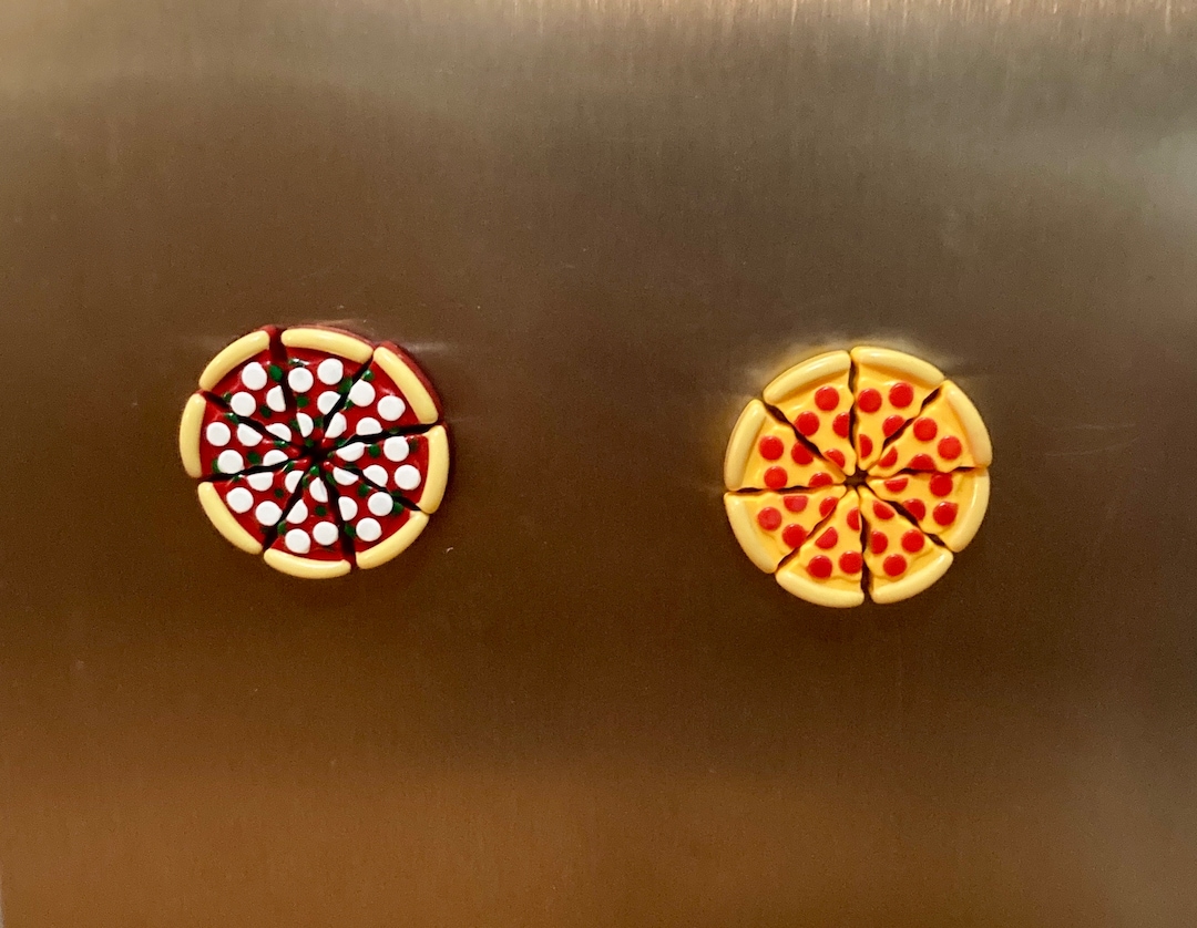 Pizza Magnets- Set of 8 - Etsy