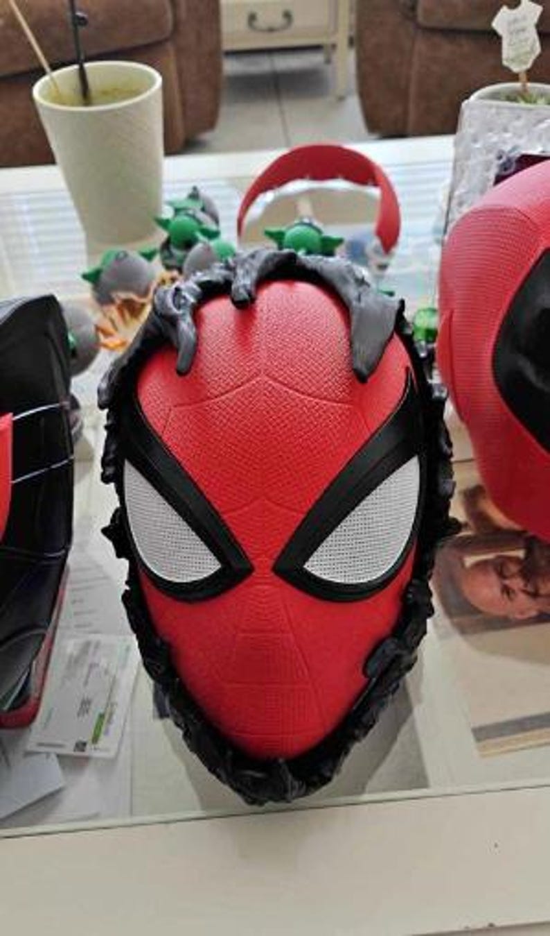 Masks Custom Made 3d Printed Spidey Carnage - Etsy