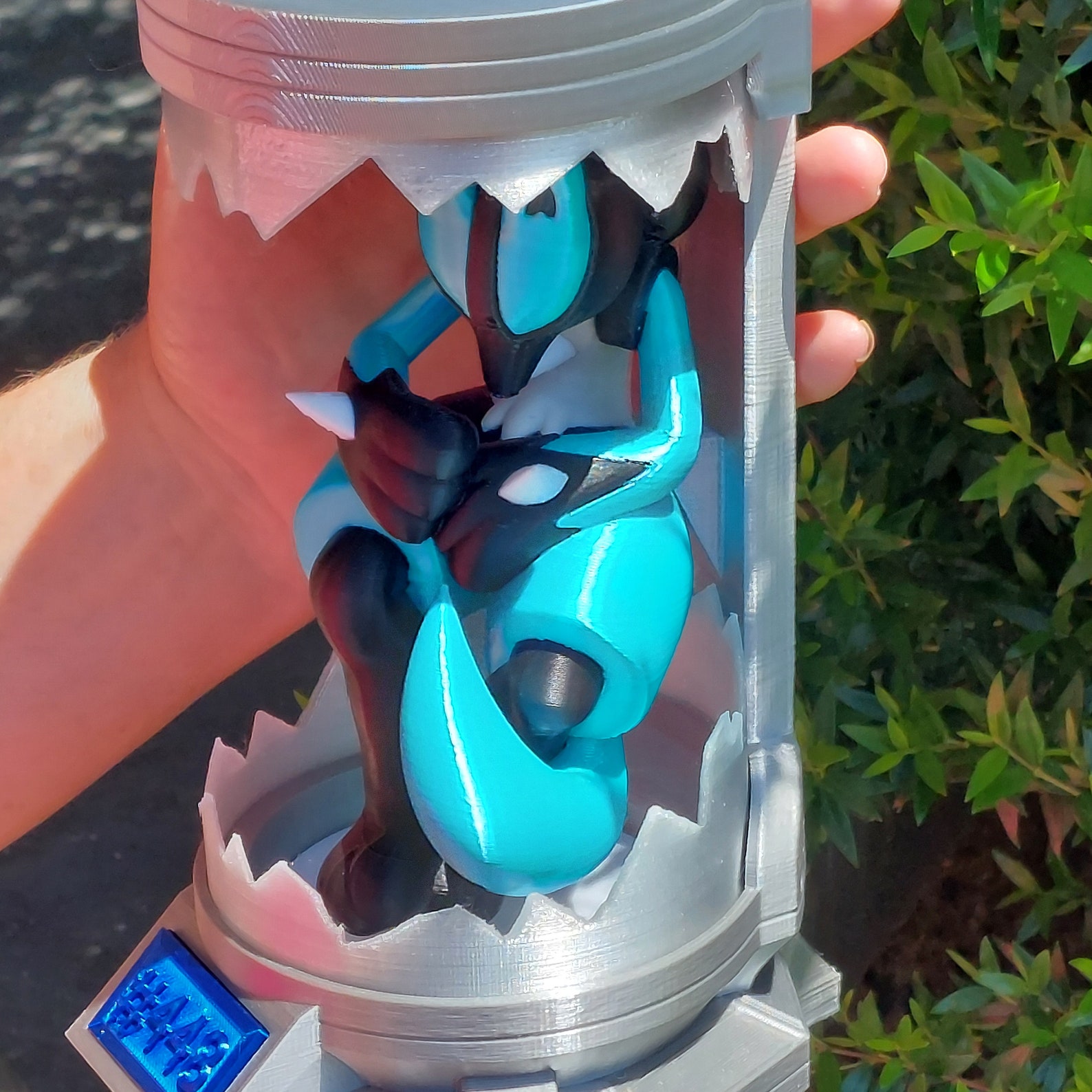 Cryo Lucario Fan Figure - Etsy
