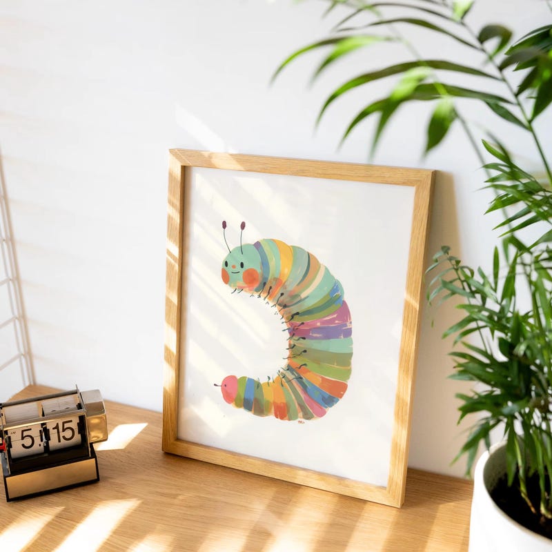 Caterpillar Wall Art - Etsy