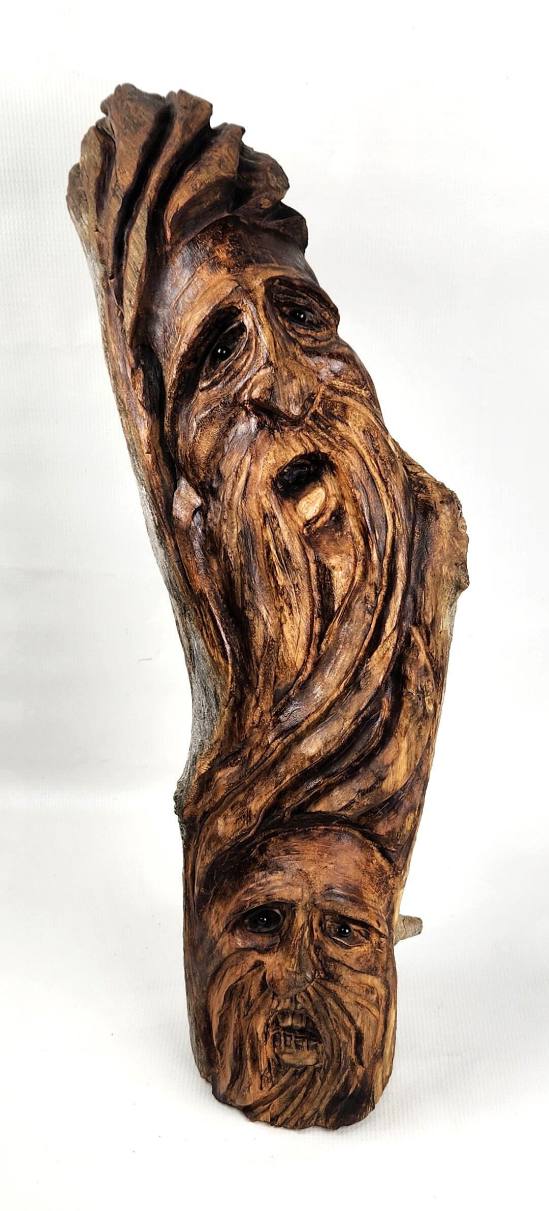 Hand Carved Drift Wood Spirit big Flow - Etsy
