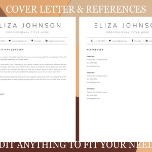 ATS Friendly Resume Template for Google Docs Word and Pages - Etsy