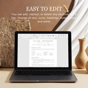 ATS Friendly Resume Template for Google Docs Word and Pages - Etsy