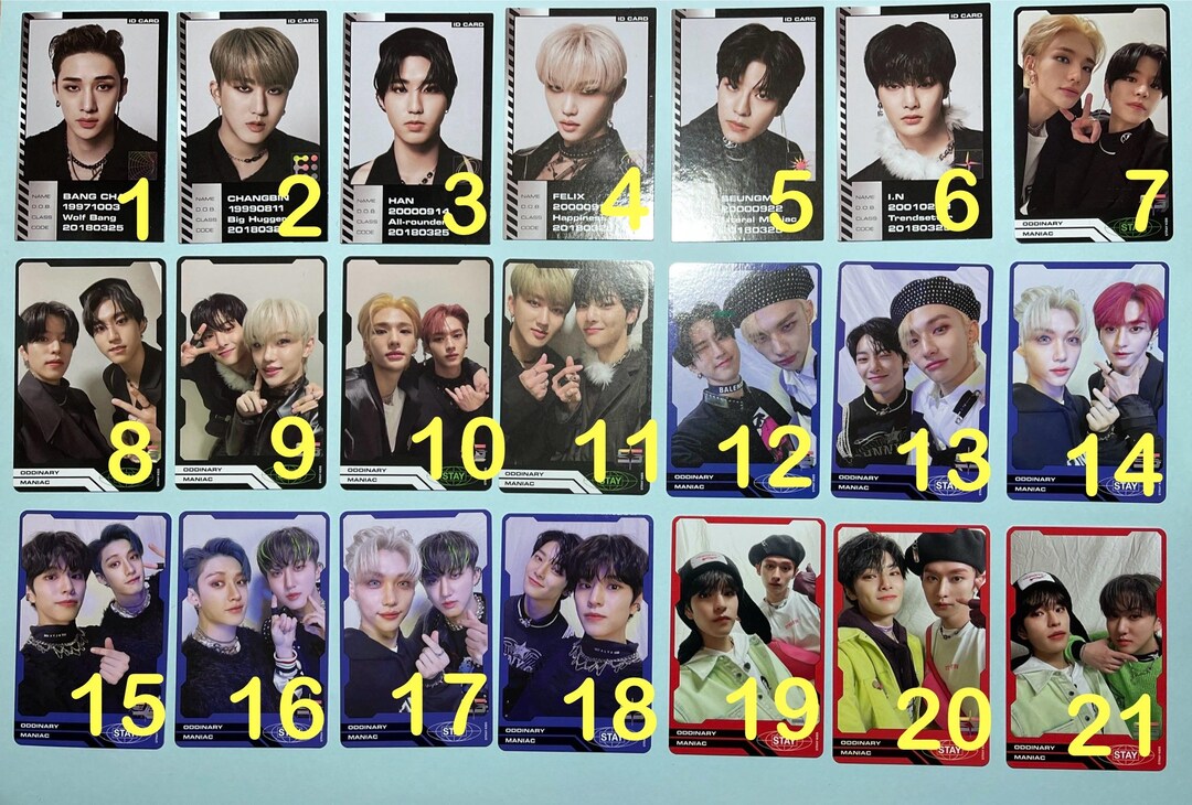 Stray Kids Oddinary Maxident Target Subk Interpark Yizhiyu Namil Blue ...