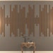 Abstract Sound Wave Accent Feature Wall Design and Installation Build ...