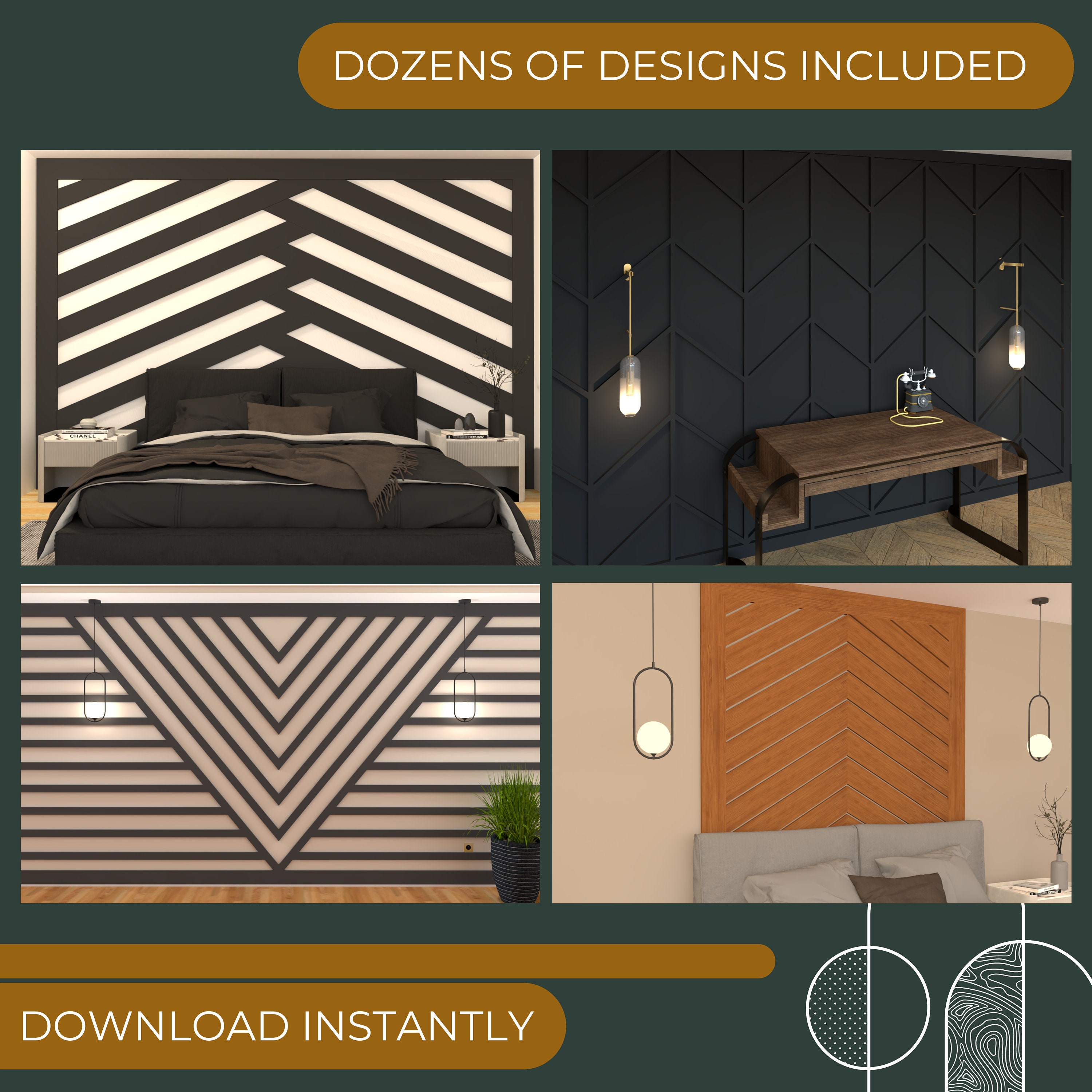 Whole Shop Bundle! Feature Wall Design and Installation Build Guides ...