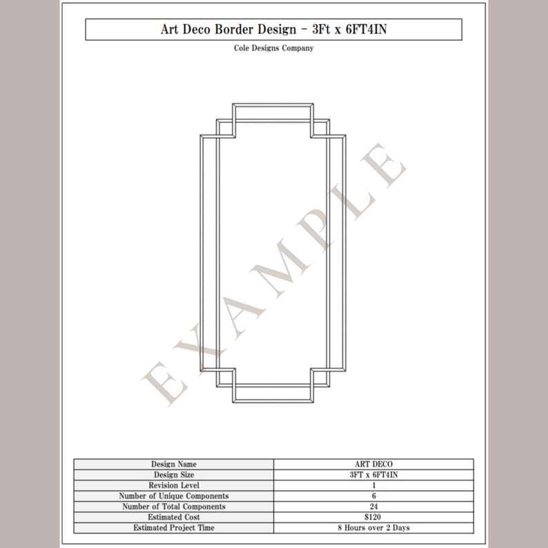 Accent Wall Moulding Art Deco Design Layout and Install Guide | Vera ...