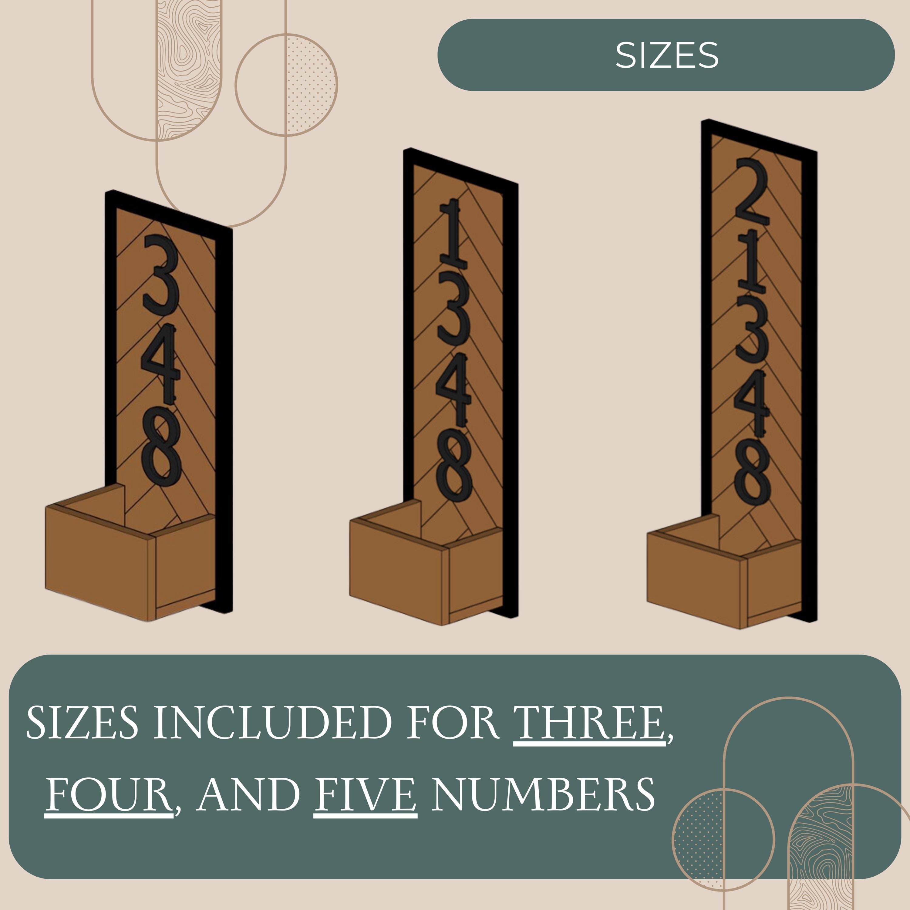 DIY House Number Sign PDF Digital Download Build Instructions ...