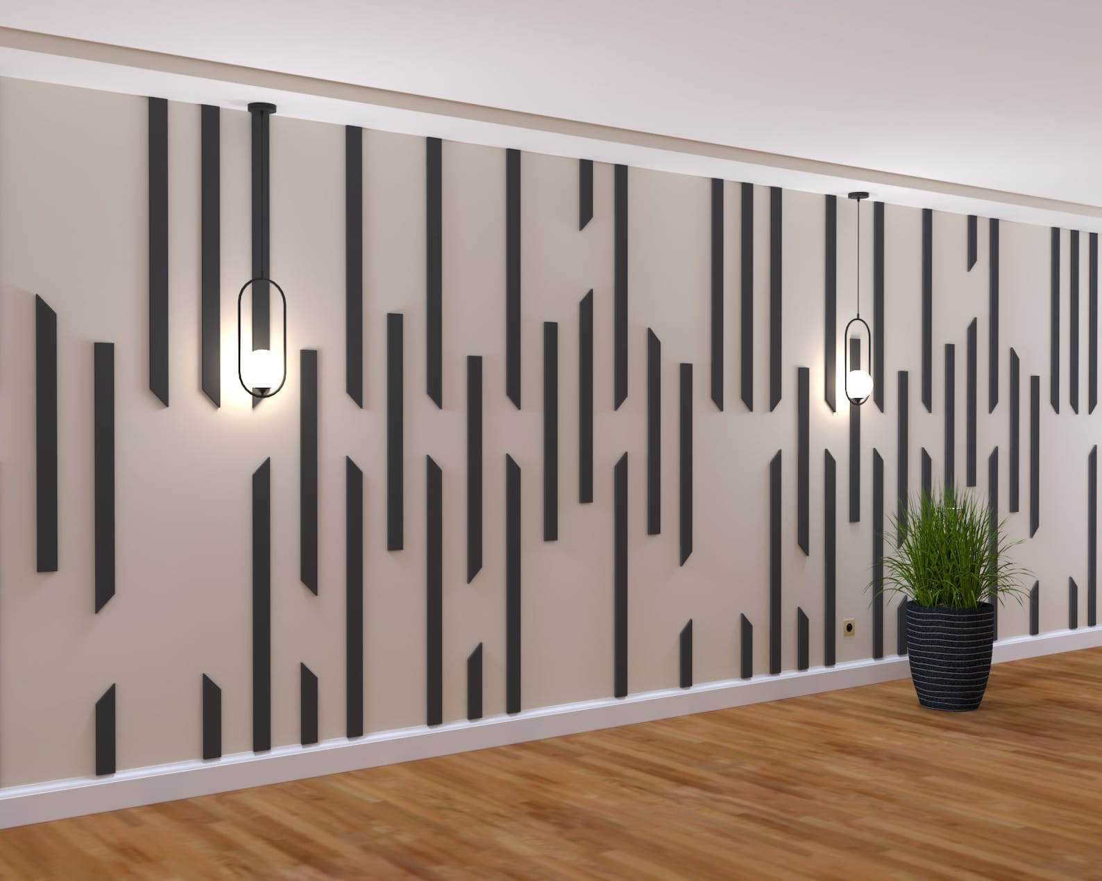DIY Modern Accent Slat Wall Design and Build Guide | Build Plans | 1 ...