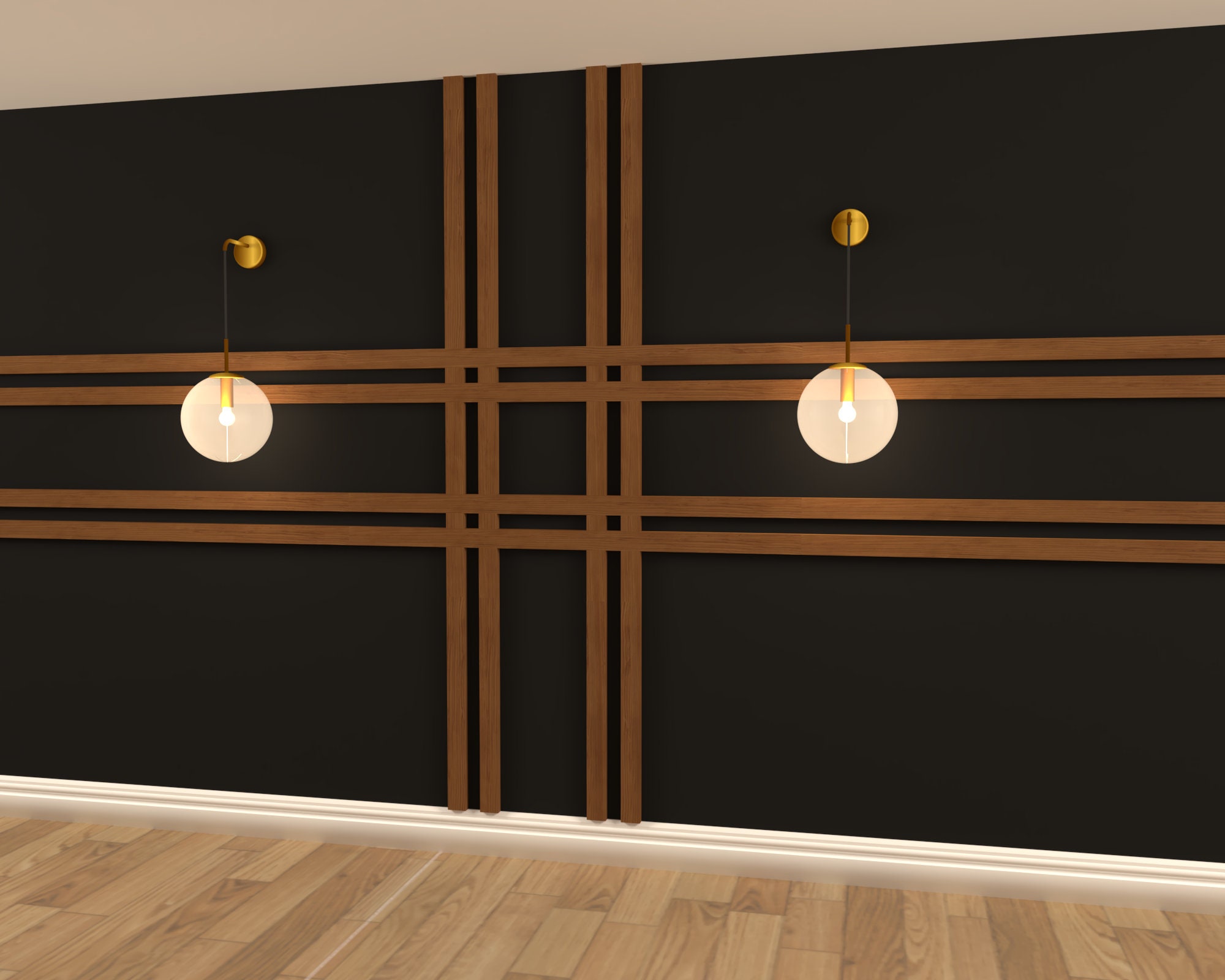 Accent Feature Wall Design and Installation Build Guide | Modern 3D ...
