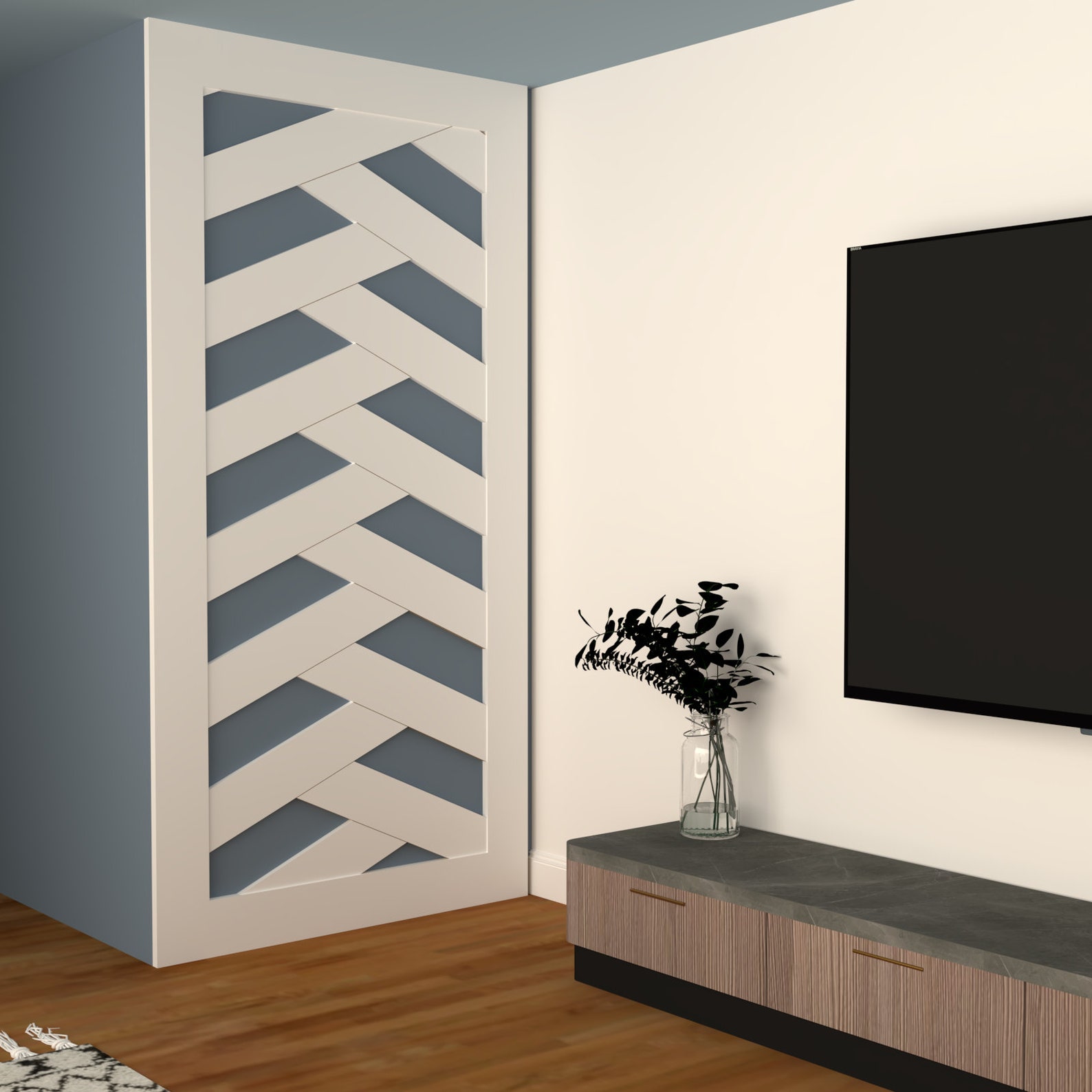 DIY Build Guide Accent Wall Moulding Design and Installation Build Plan ...