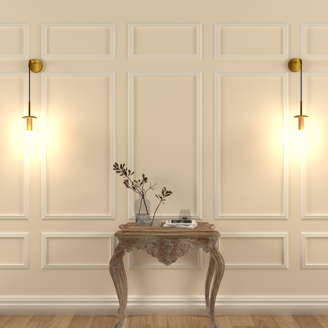 Statement Wainscoting Wall Moulding Panel Design, Build Guide, 3 Panel ...