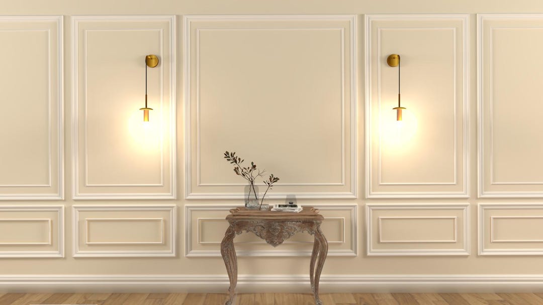 ULTIMATE DIY Guide to 2 Panel Wainscoting Wall Moulding Panel, Over 500 ...