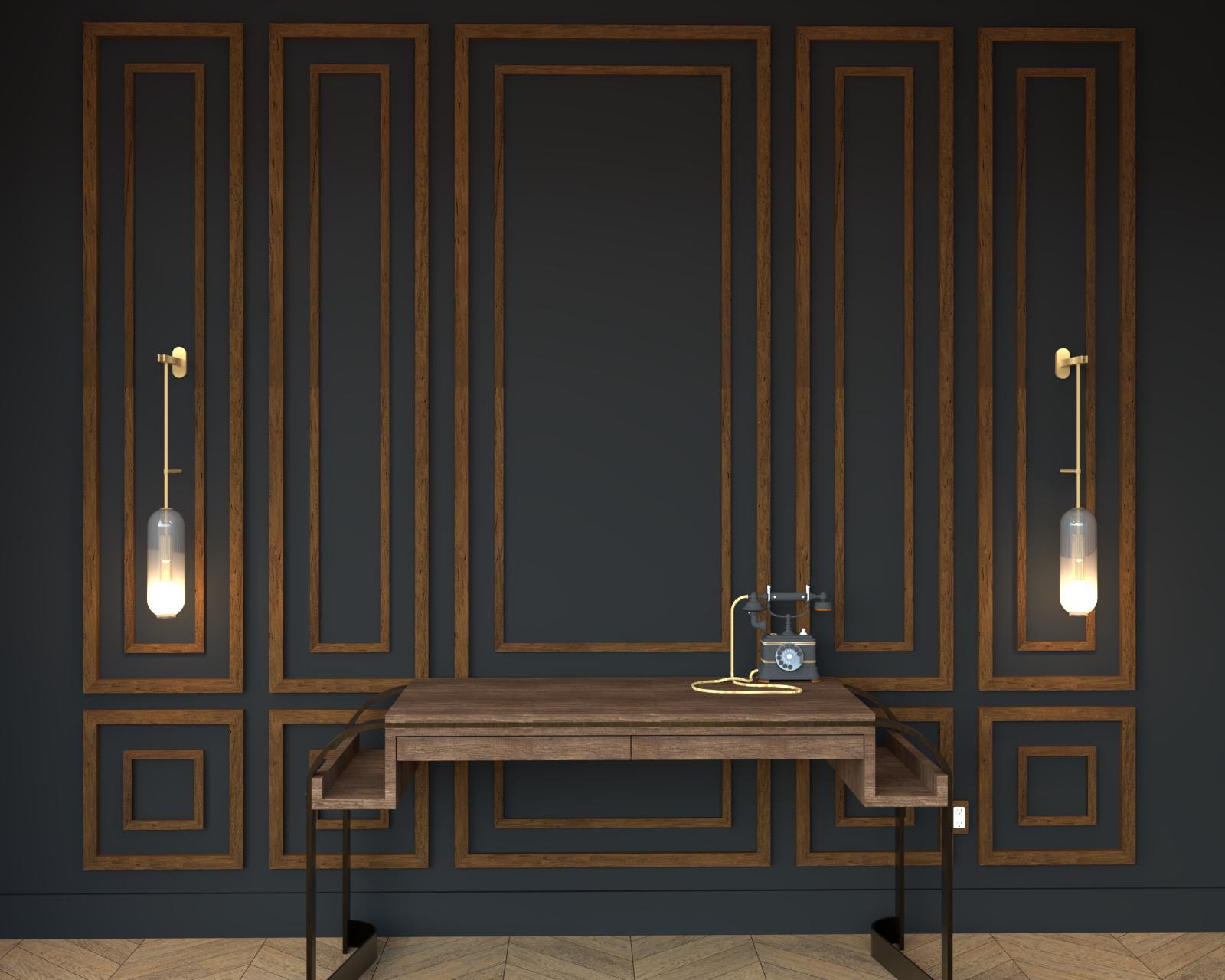 ULTIMATE DIY Guide to 2 Panel Wainscoting Wall Moulding Panel, Over 500 ...