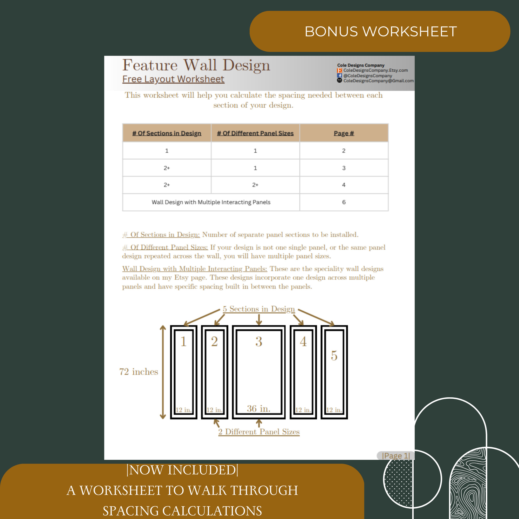 Accent Wall Moulding Art Deco Design Layout and Install Guide | Vera ...