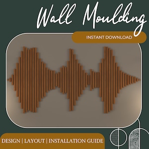 DIY Sound Wave Wood Art Design and Installation Build Plan | Live Laugh ...