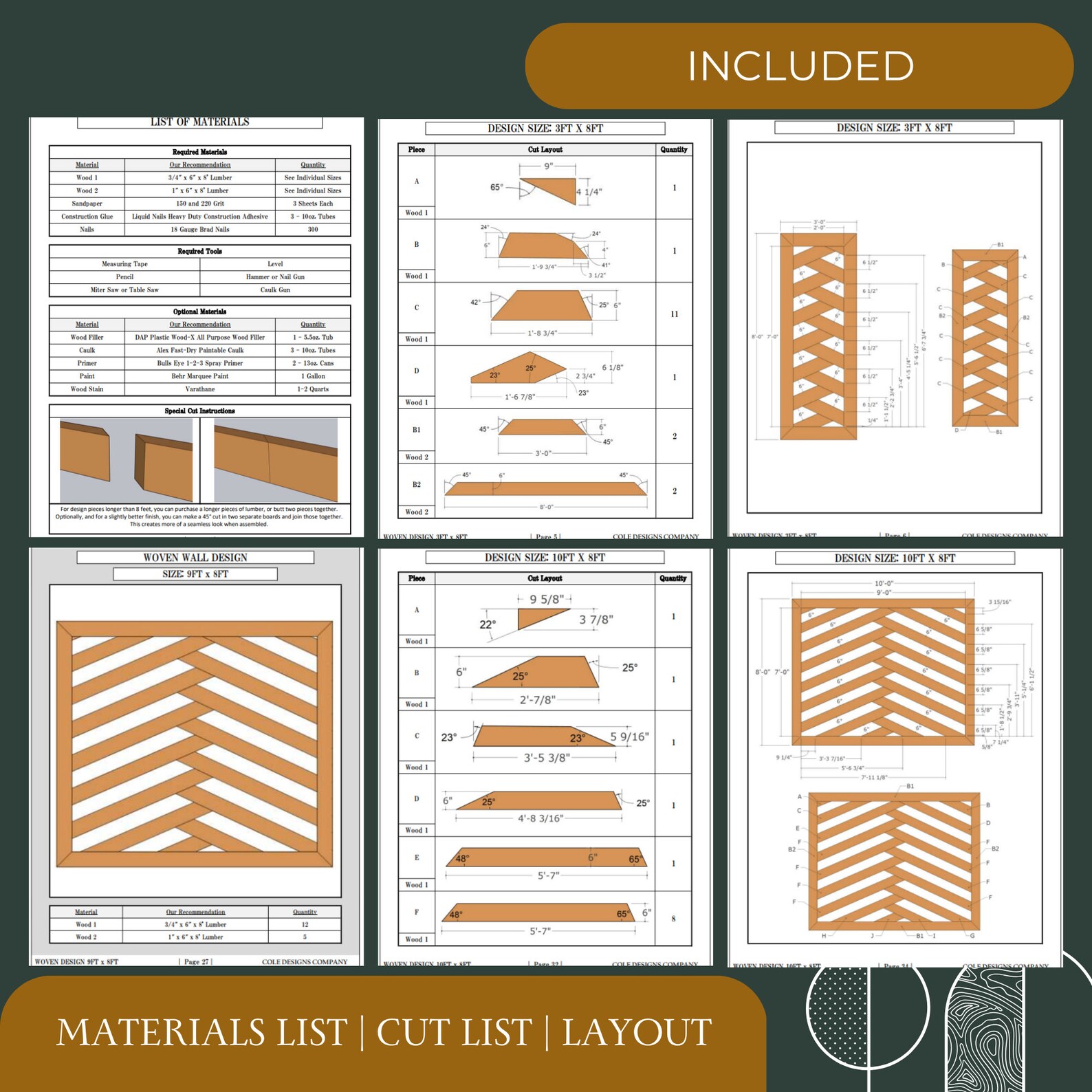 DIY Build Guide Accent Wall Moulding Design and Installation Build Plan ...