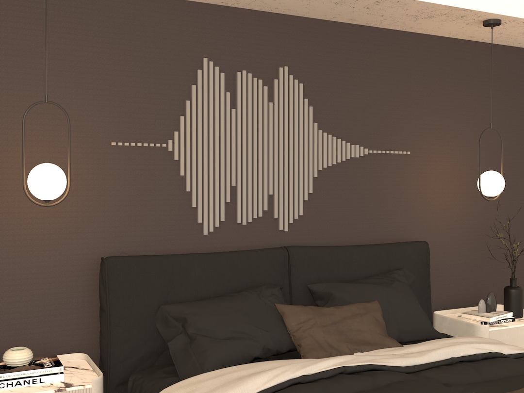 DIY Sound Wave Wood Design and Installation Build Plan | I Love You ...