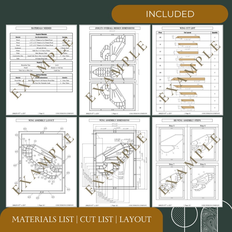Statement Wall Build Guide Death Head Moth Bespoke Panel Design Layout ...