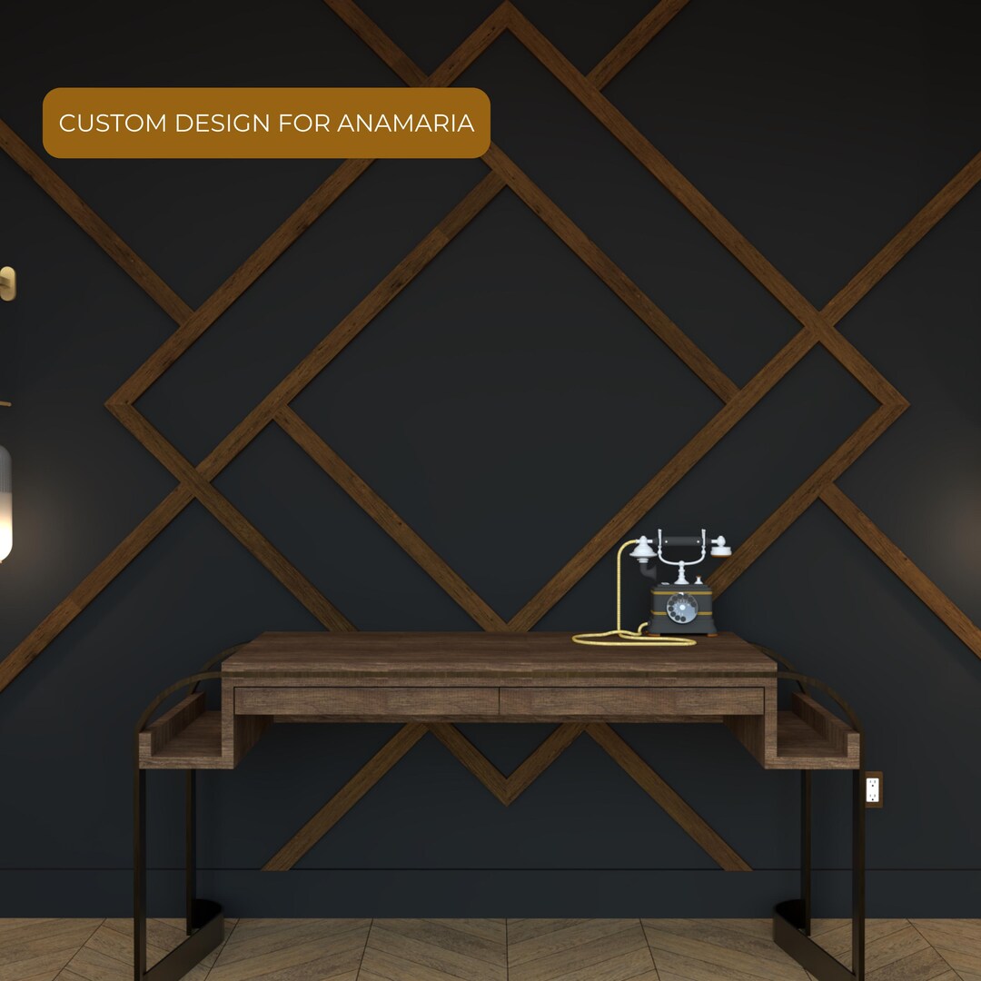 Custom Accent Feature Wall Design and Installation Build Guide for ...