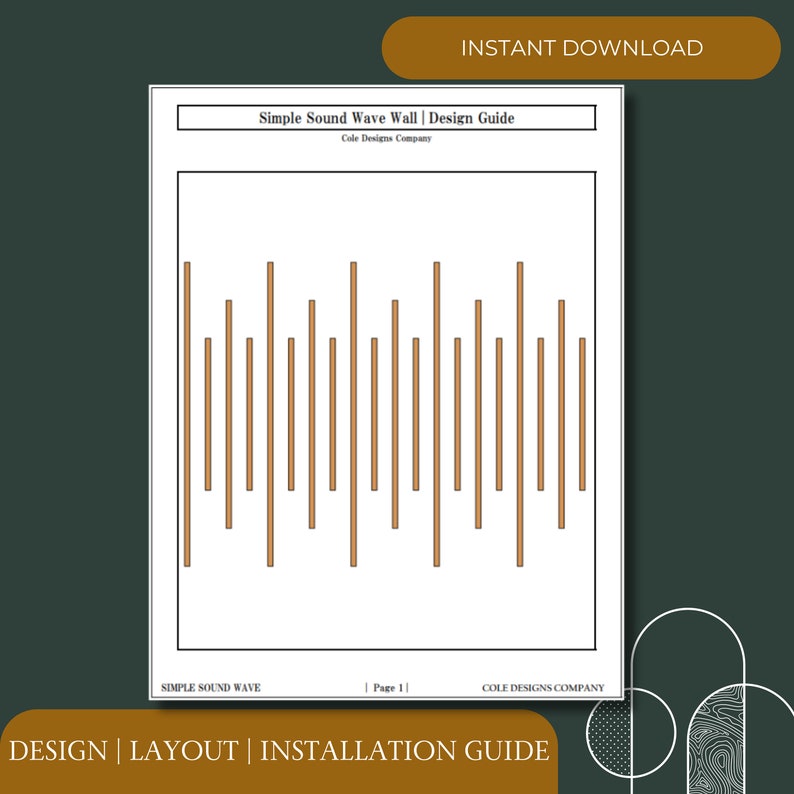 Simple Sound Wave Accent Feature Wall Design and Installation Build ...