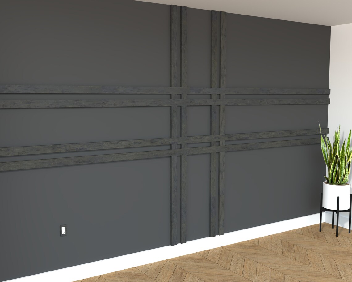 Accent Feature Wall Design and Installation Build Guide Modern 3D Wall ...