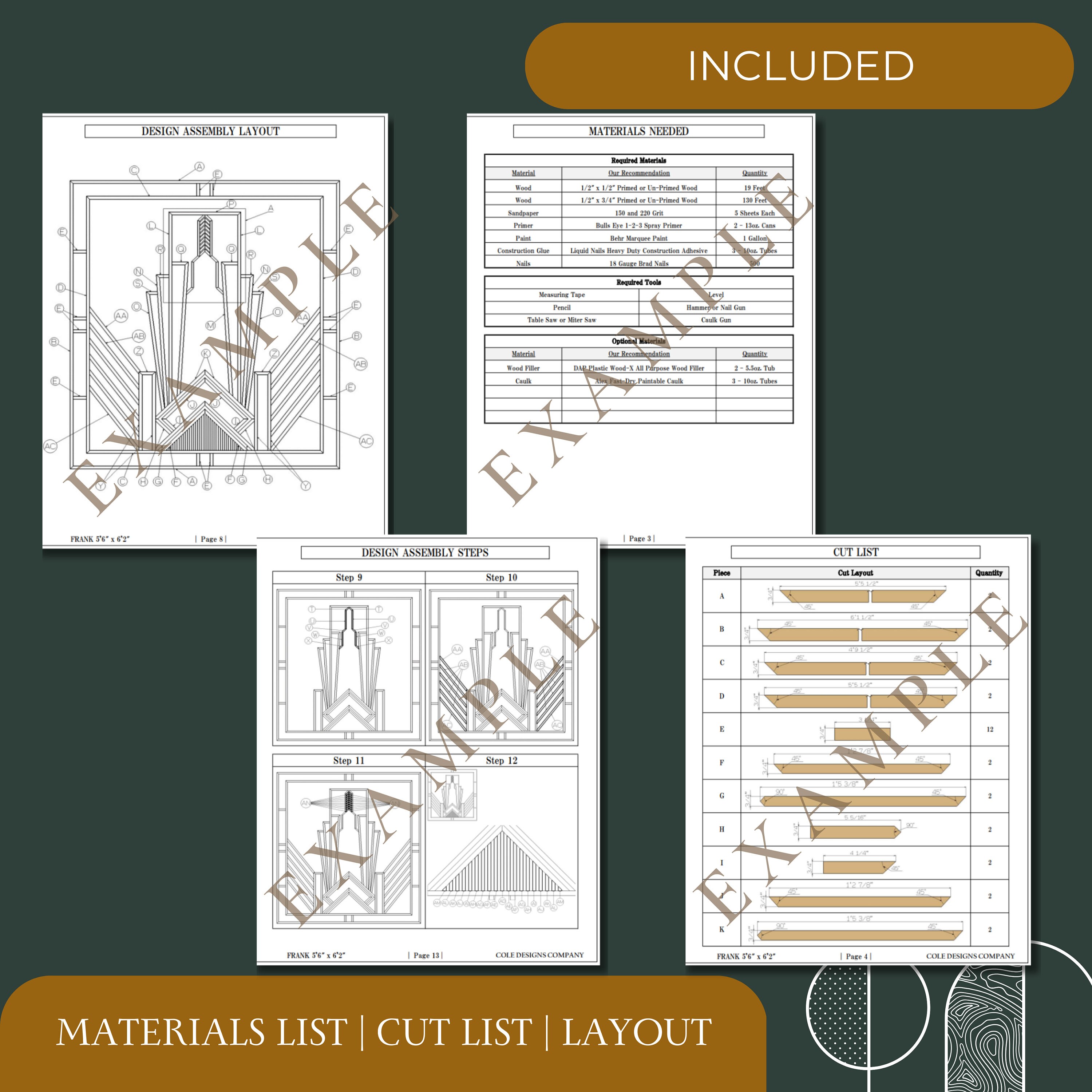Accent Wall Moulding Design Build and Install Guide | Art Deco Design ...