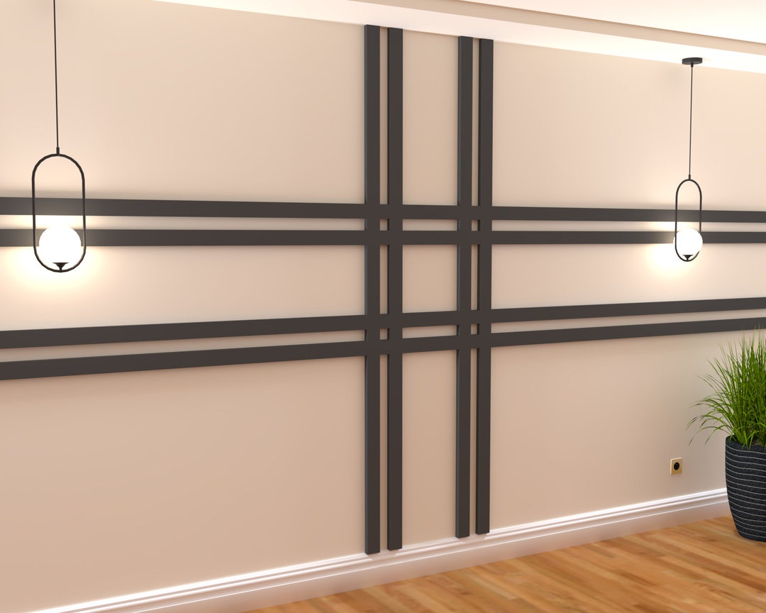 Accent Feature Wall Design and Installation Build Guide Modern 3D Wall ...