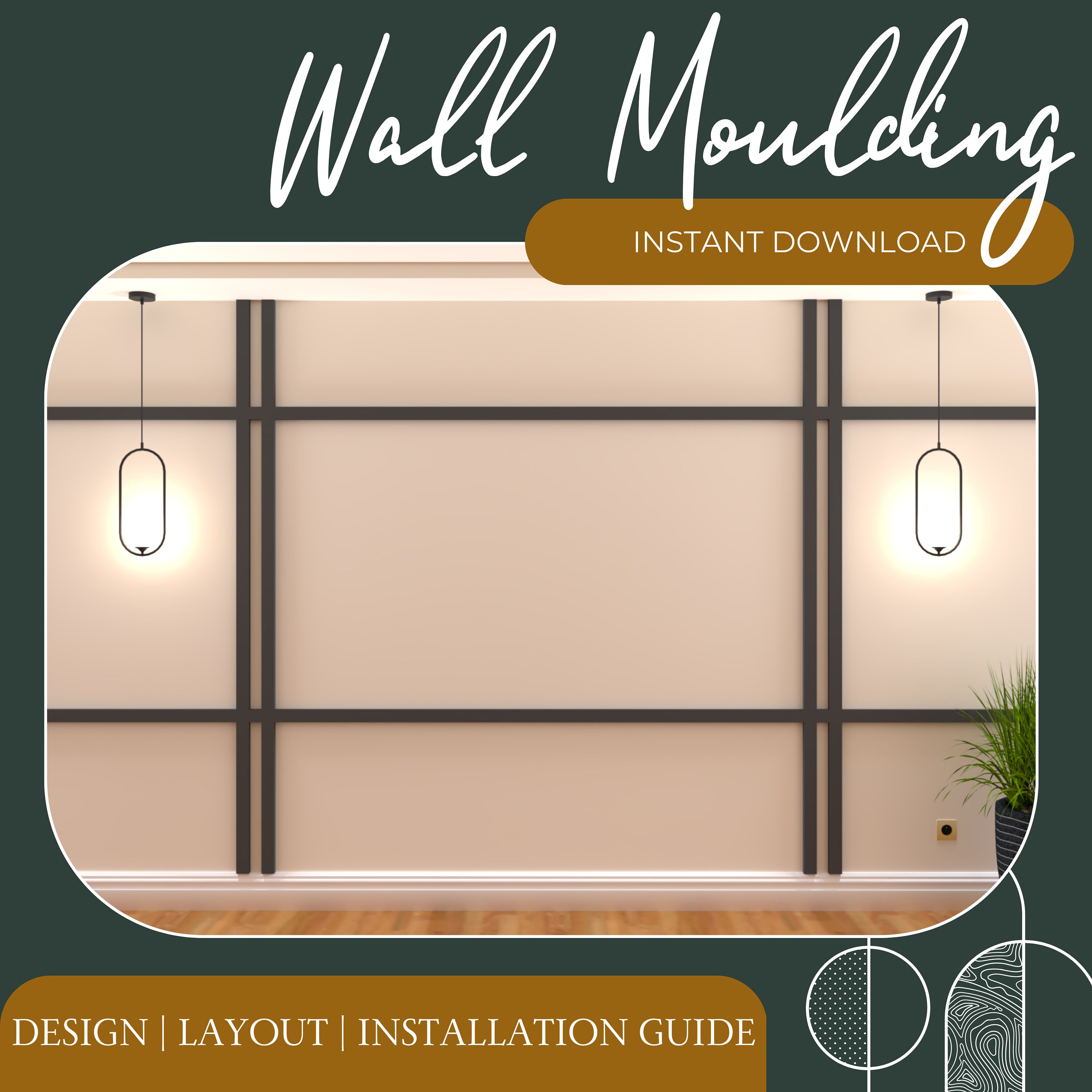 Accent Feature Wall Design and Installation Build Guide Modern 3D Wall ...