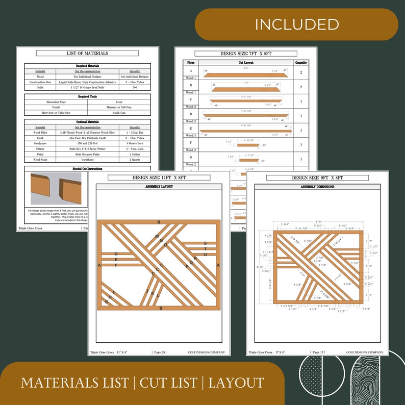 Accent Wall Moulding Modern Design and Installation Build Plan | 14 ...