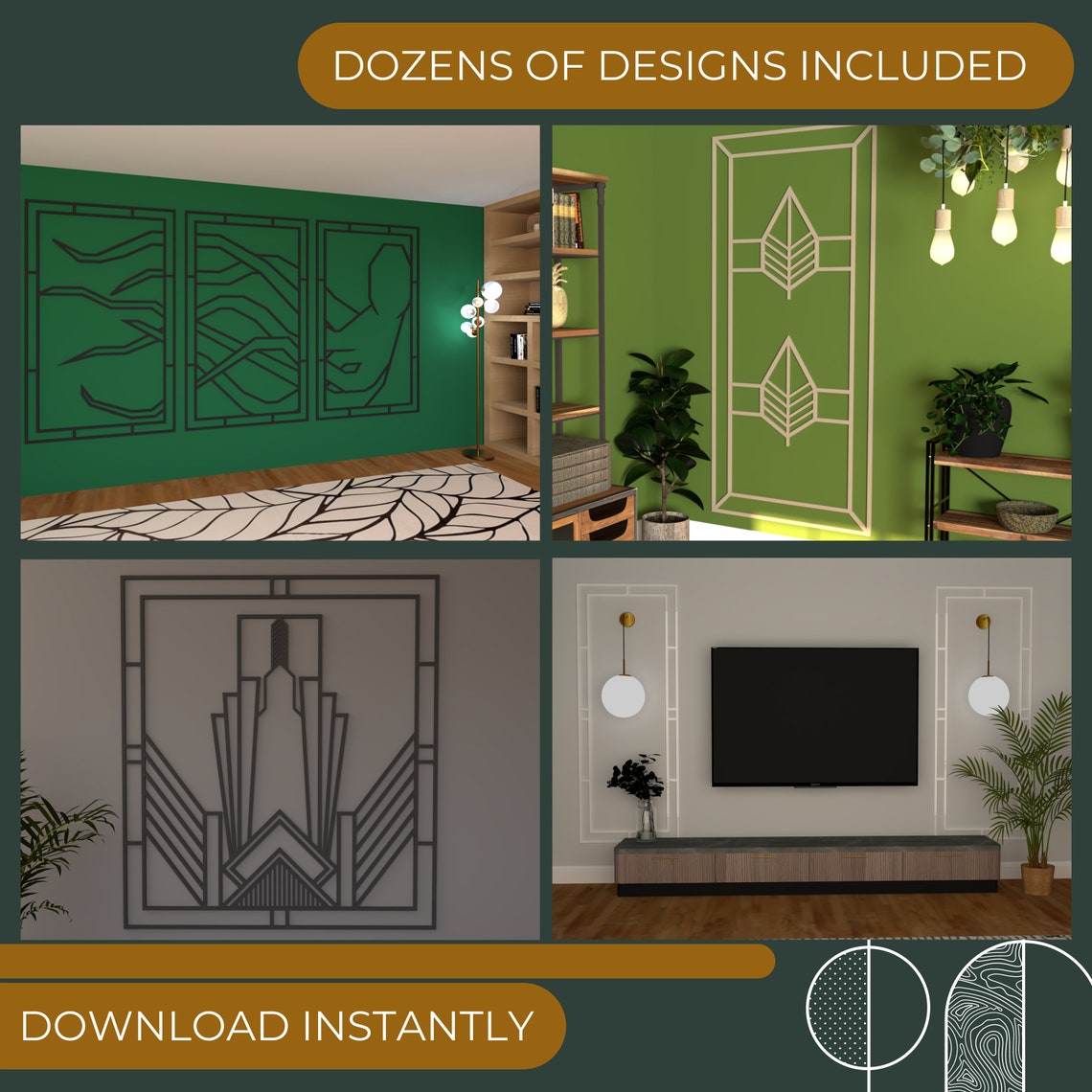 Whole Shop Bundle! Feature Wall Design and Installation Build Guides ...