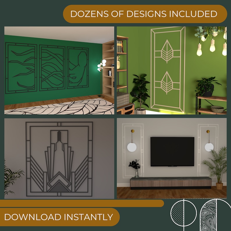 Whole Shop Bundle! Feature Wall Design and Installation Build Guides ...