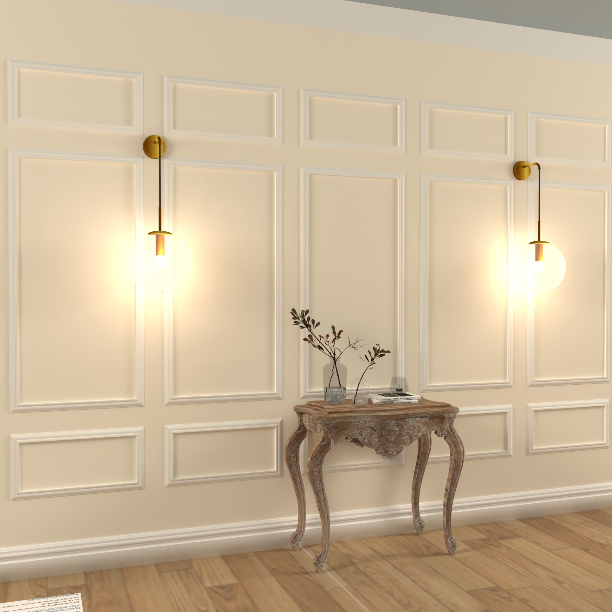 Statement Wainscoting Wall Moulding Panel Design, Build Guide, 3 Panel ...