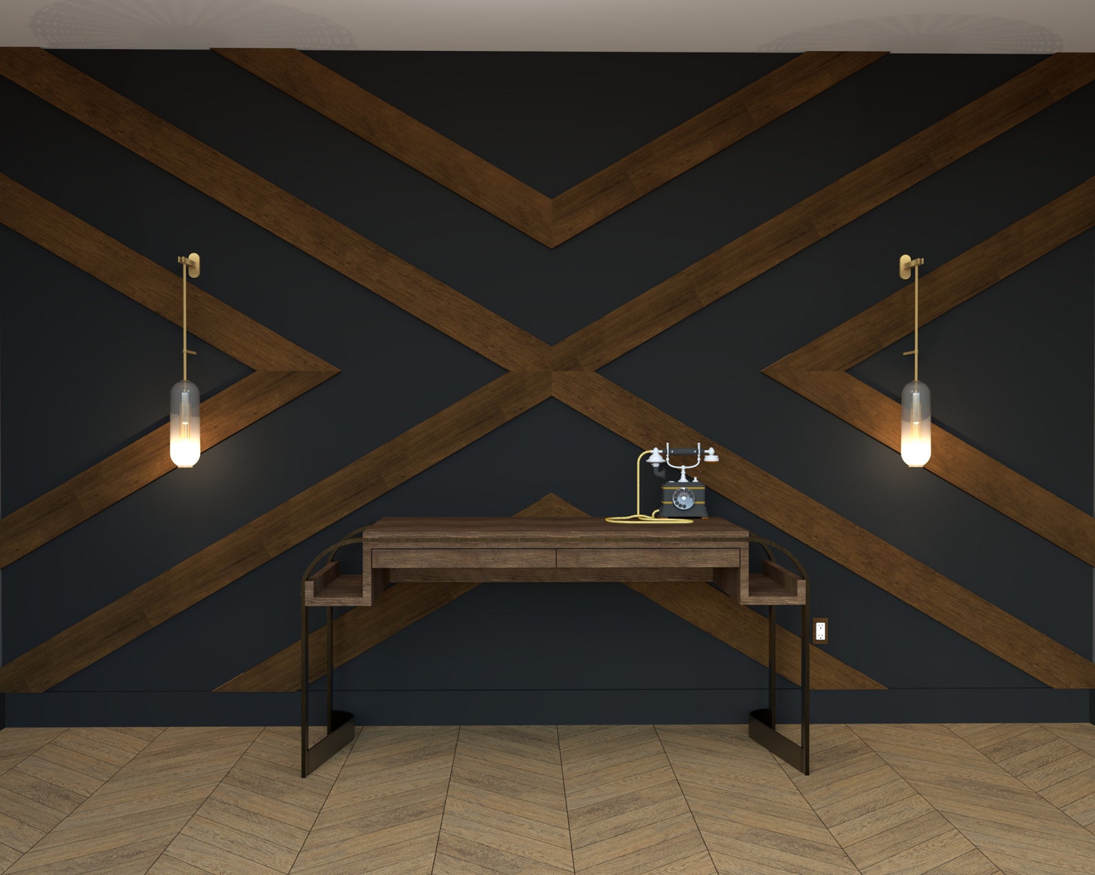 Accent Wall Moulding X Design and Installation Build Plan | 9 Sizes ...